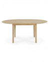 Table à rallonge ronde Bok en chêne massif - Ethnicraft I Trentotto