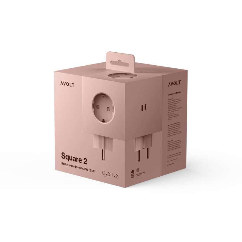 Multiprise USB-C Square 2 - Avolt